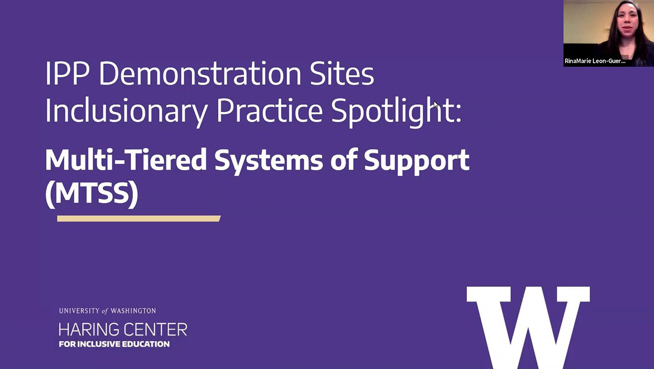 MTSS Tip Sheet Video - Washington CEEDAR