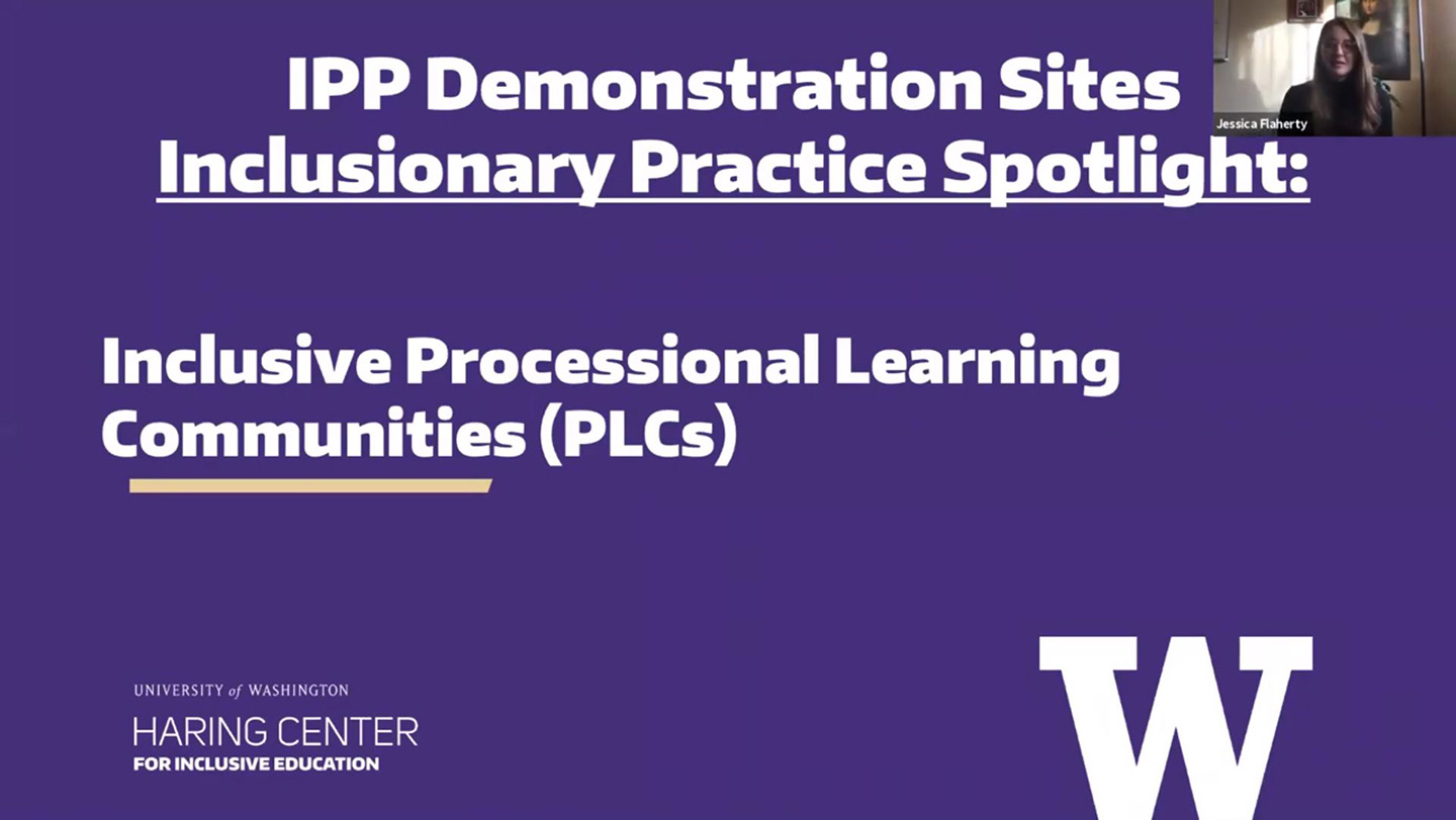 Inclusive Professional Learning Communities Tip Sheet Video ...