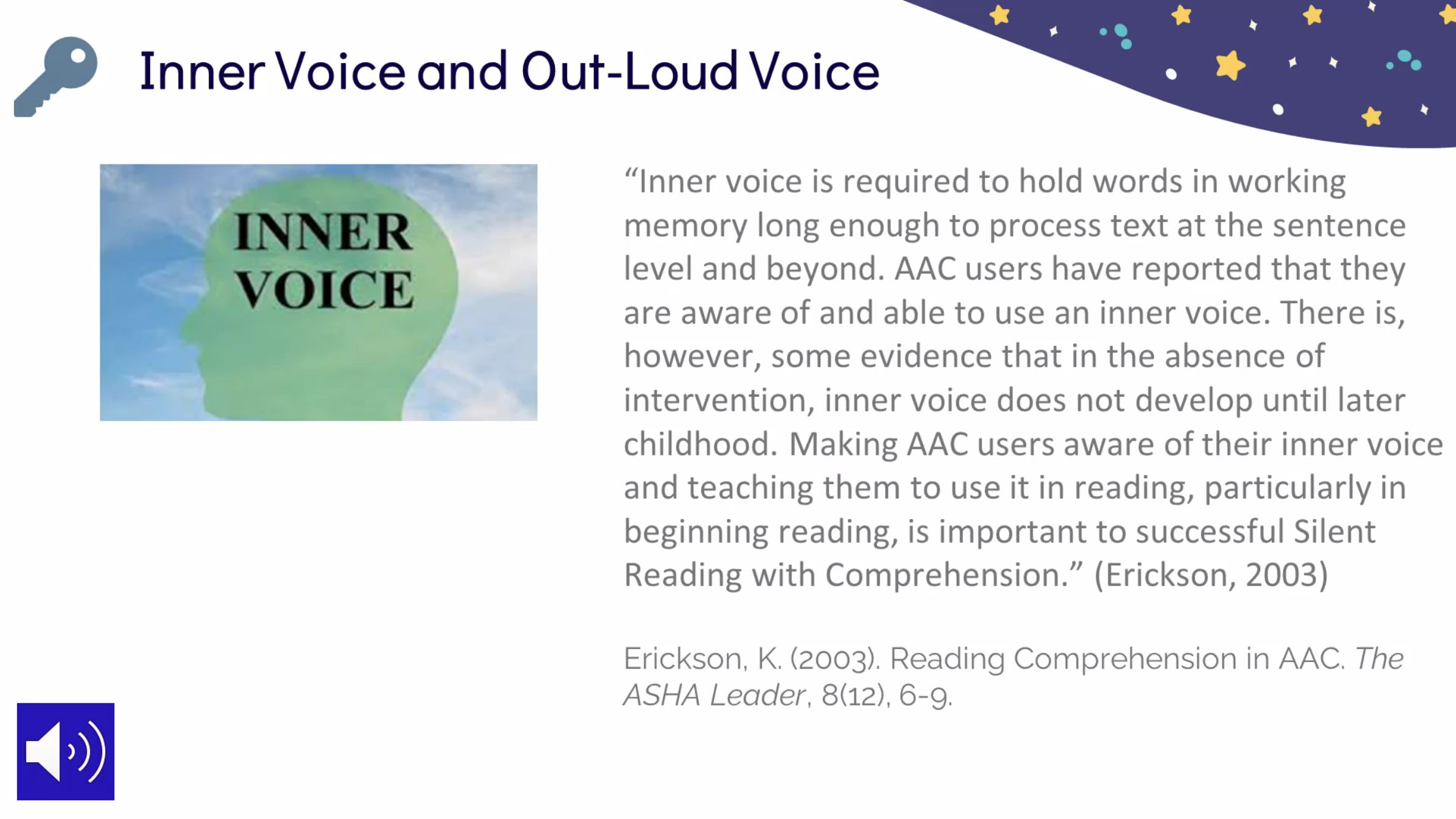 Foundational Strategies for Literacy - Inner Voice - Washington CEEDAR